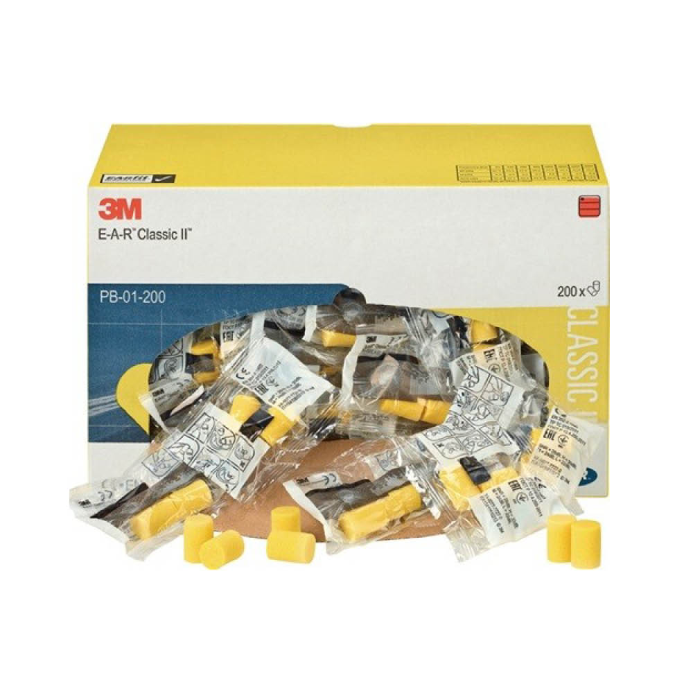 3M Gehörschutzstöpsel EAR Classic 28 dB Kartonbox (200 Paar im ...